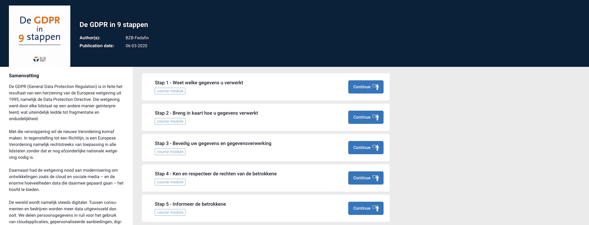 Hoe een e-learning volgen via Edfin? | Edfin